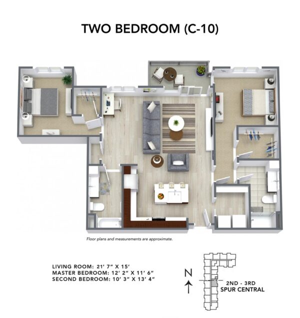 Our Mequon Luxury Apartment Floor Plans | Spur 16