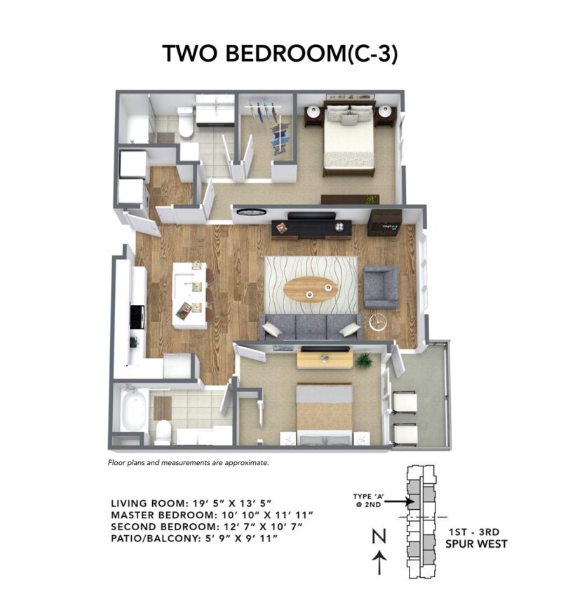 Our Mequon Luxury Apartment Floor Plans | Spur 16